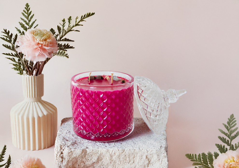 Wild Raspberry Candle – Love Soyness